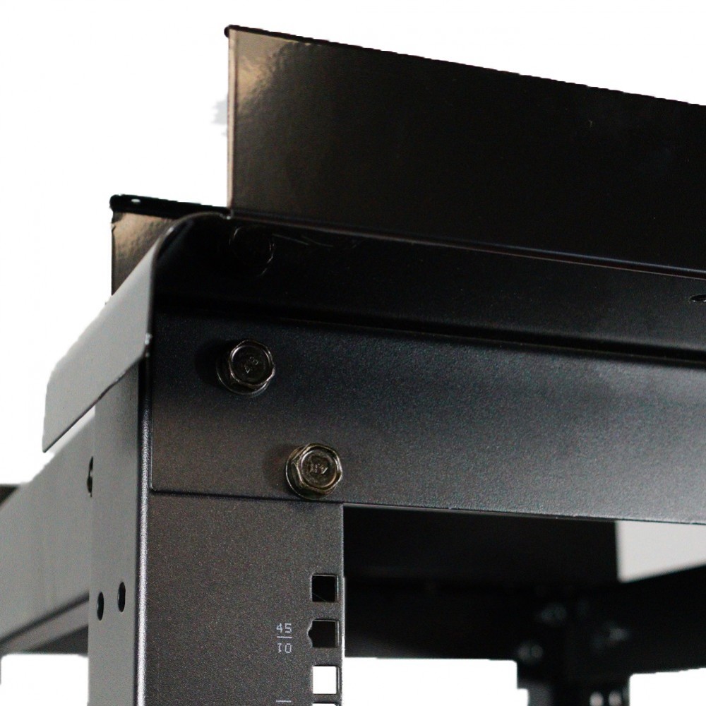 DavisLegend - 4 Post Rack - 23in wide 29in deep Steel (Square/Tap) (45U ...